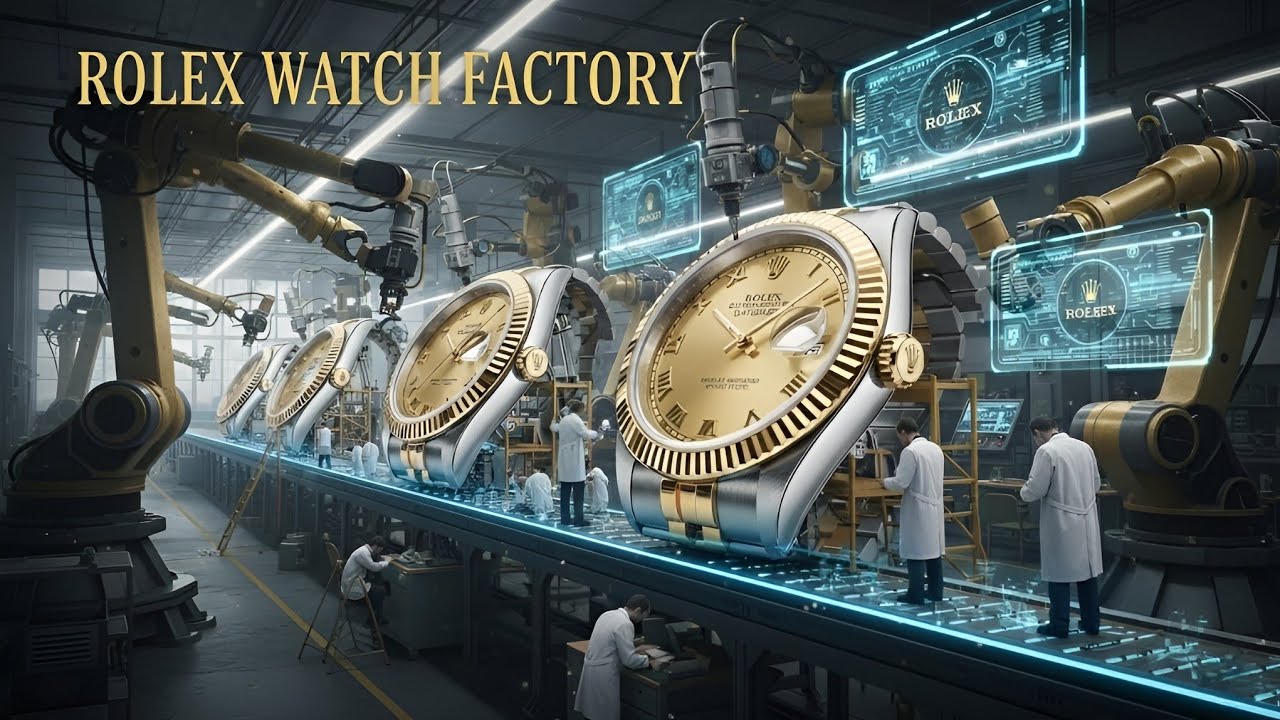 Inside Rolex Luxury Watch Manufacturing — Full Factory Process Revealed ...