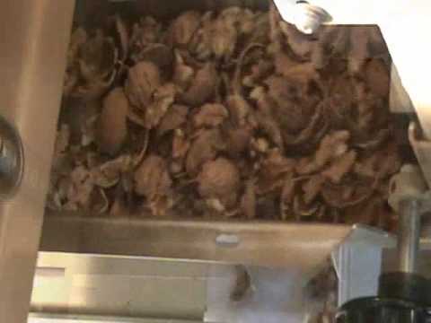 Walnut Mini Sheller - YouTube