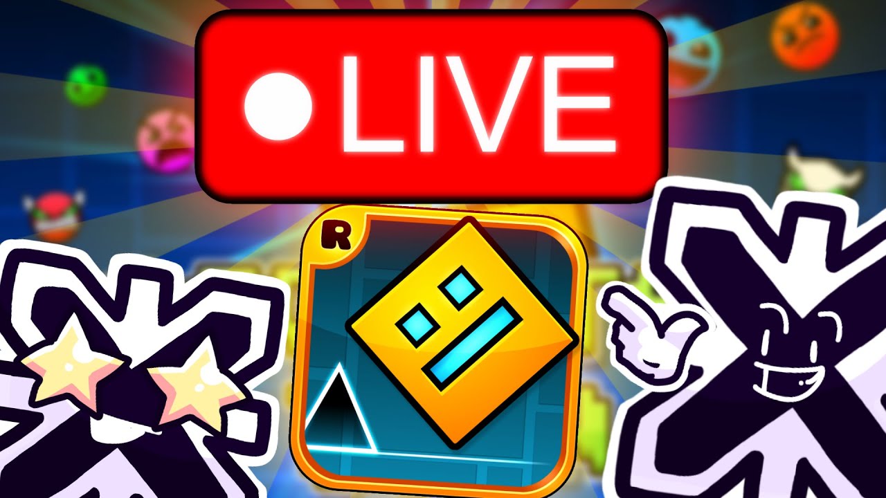 EPIC Geometry Dash Stream :D - YouTube