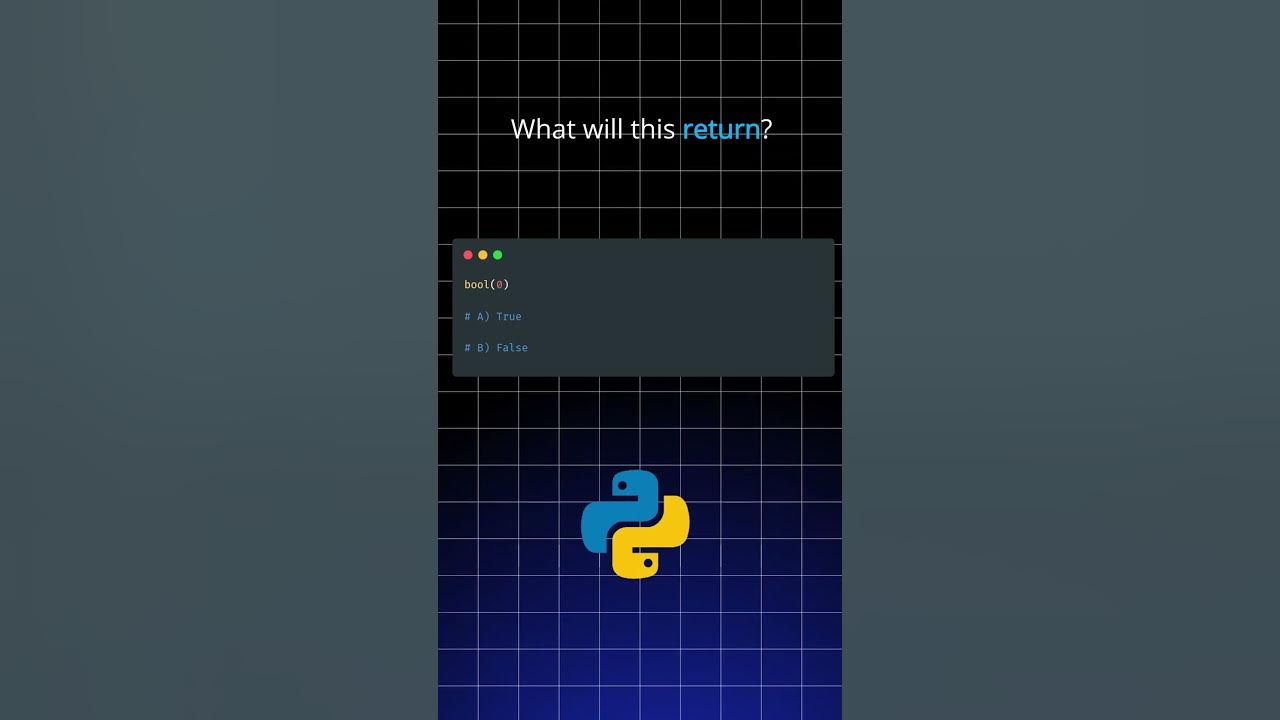 bool(0) in Python — What's the output?" #PythonChallenge #PythonTricks #CodeShorts #devforall ...