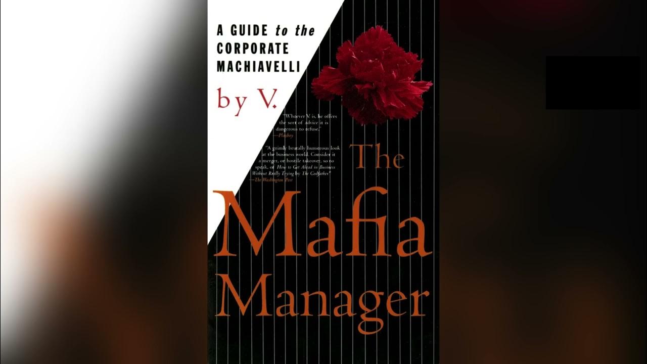 The Mafia Manager. A Guide to Corporate Machiavelli (audiobook) - YouTube