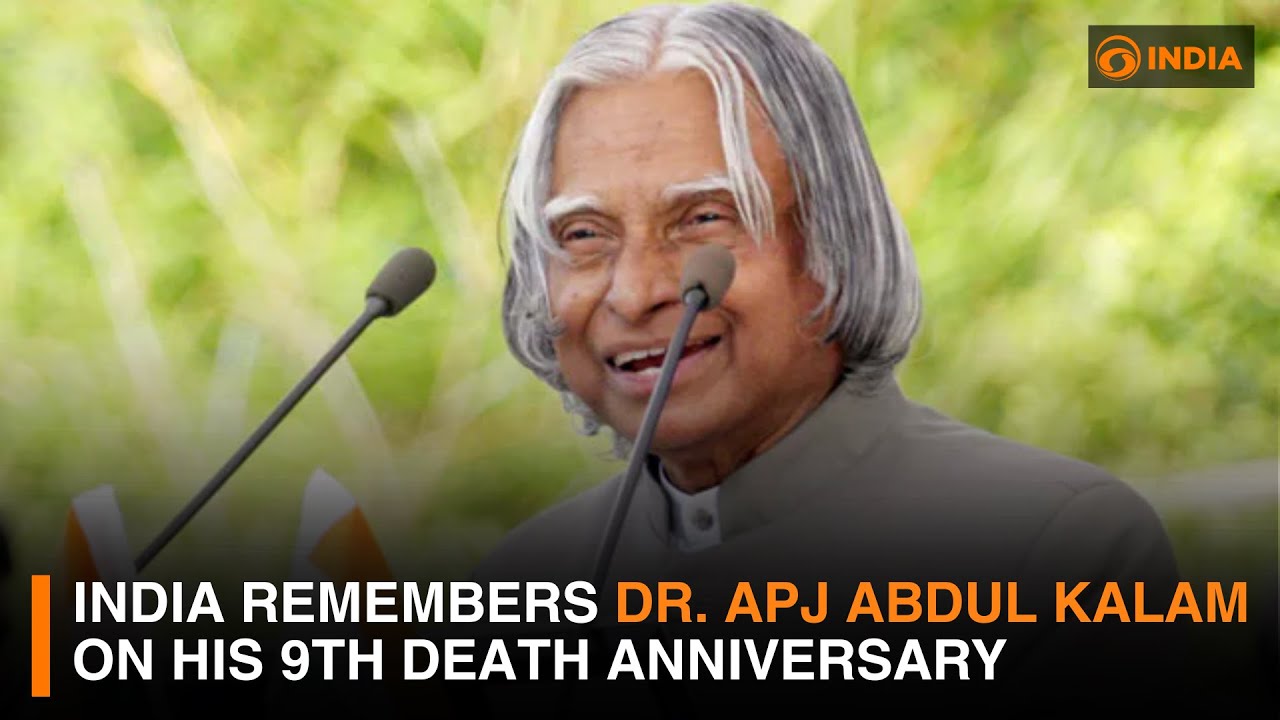 India remembers Dr. APJ Abdul Kalam on his 9th death anniversary | DD ...