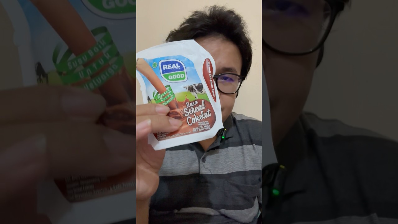 Susu Beku Real Good rasa Sereal Cokelat #susubaik - YouTube