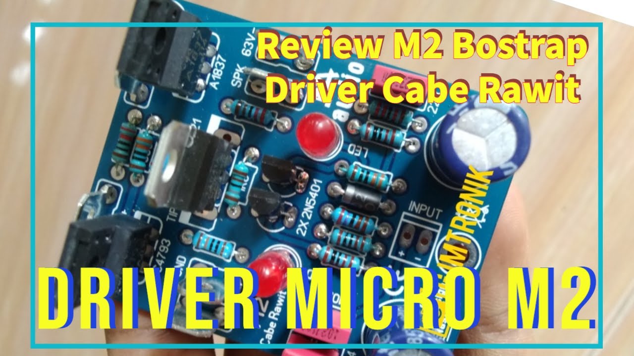 Review Driver Micro M2 Bostrap II kecil-kecil cabe rawit - YouTube