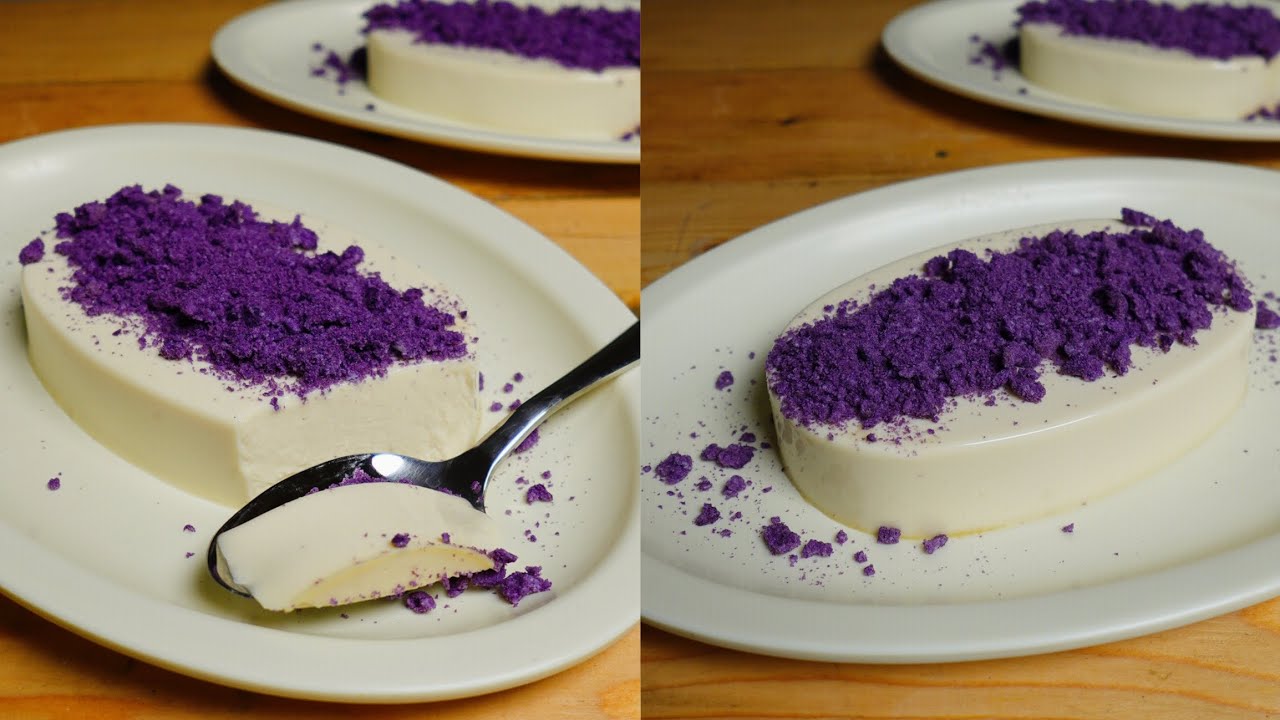 Creamy Ube Decadence Without Gelatin! No Cornstarch Purple Yam Recipe ...