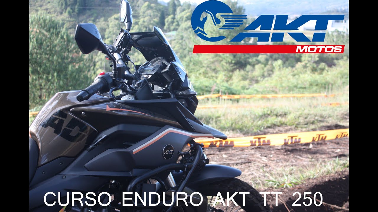Curso Enduro AKT TT 250 AdvenTour - YouTube