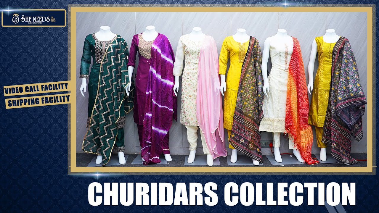 Churidars Collection | She Needs Saree World - YouTube
