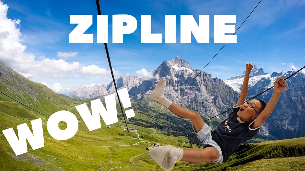 Switzerland Zipline - YouTube