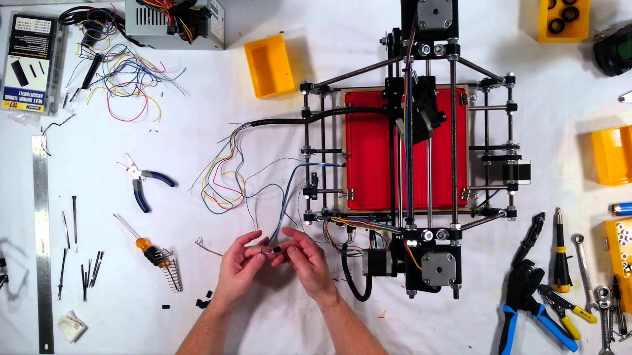 RepRap Prusa Mendel Iteration 2 Assembly 19 - Printrboard Part 2 - YouTube