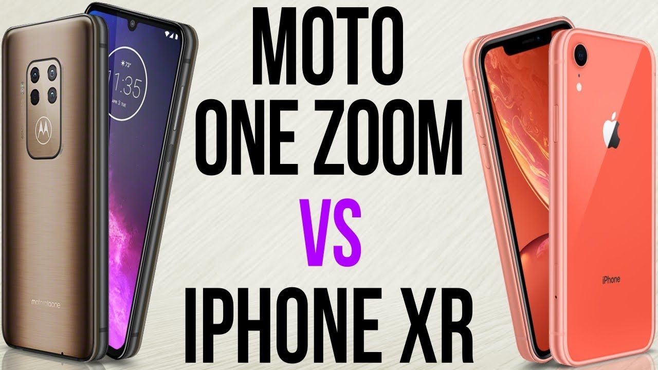 Motorola One Zoom vs iPhone XR (Comparativo) - YouTube