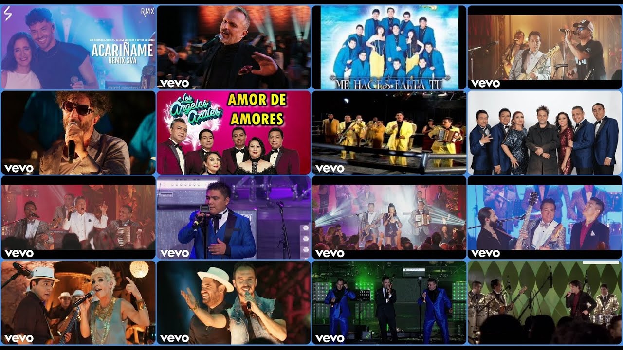 LO MEJOR DE LOS ANGELES AZULES MIX CUMBIAS DJ DEL REAL d[-.-]b - YouTube