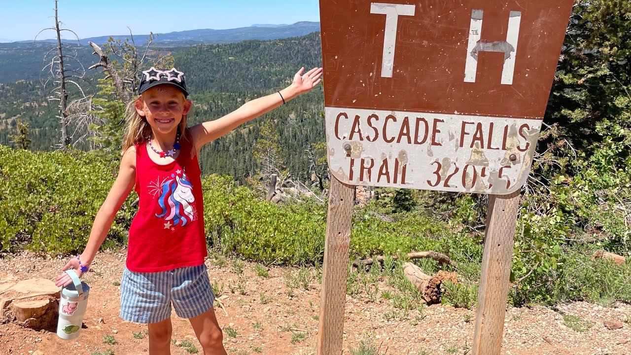 Cascade Falls Utah Hike on the 4th of July - YouTube