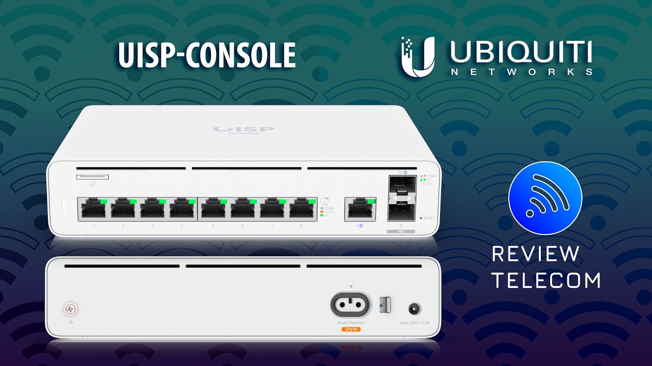 Ubiquiti UISP Console (Gateway, Switch, Router para Provedor) - YouTube
