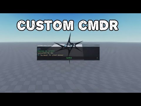 How to make CMDR on Roblox Studio Lite | Tutorial - YouTube