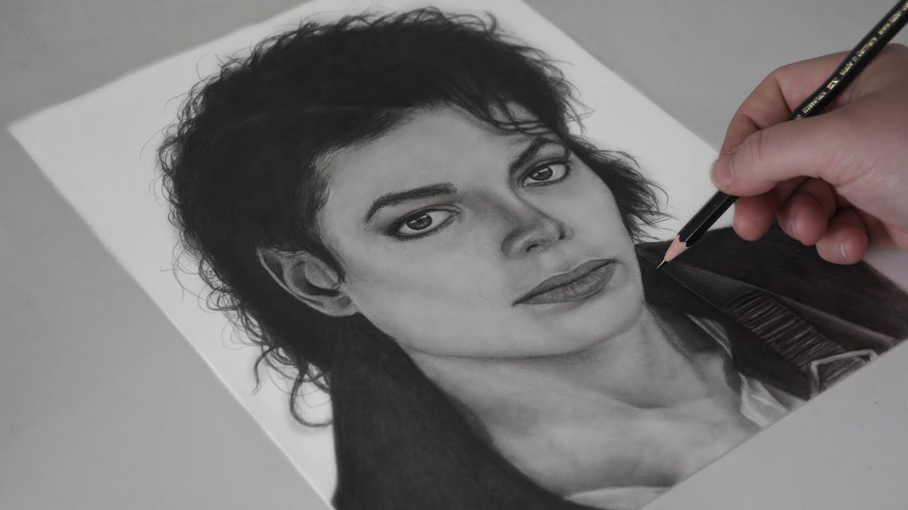 How To Draw Michael Jackson Tutorial | Makesalot - YouTube