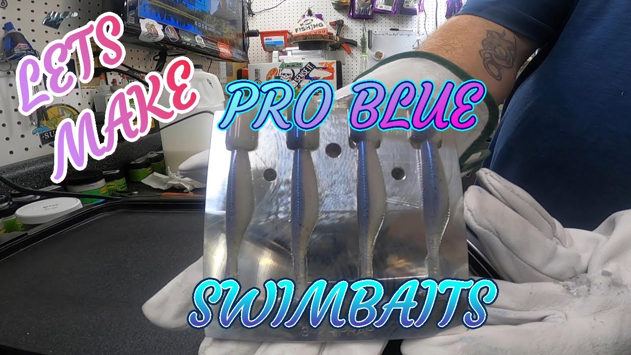 How To Make Pro-Blue Swimbaits Like A Boss! #baitmaking - YouTube