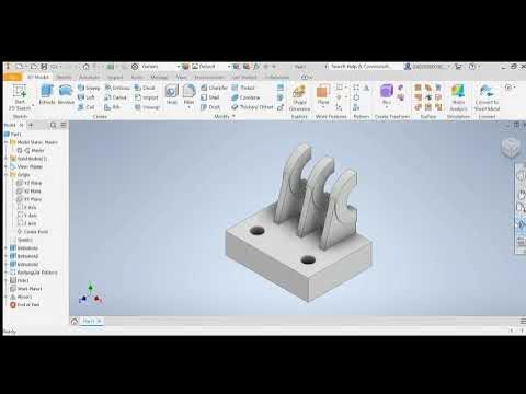 tugas gamtek autodesk inventor - YouTube
