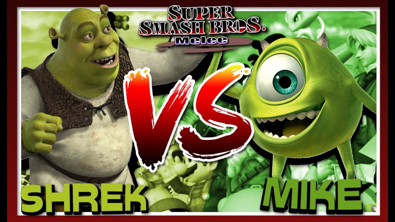 SHREK VS MIKE WAZOWSKI | Super Smash Bros. Melee Modification - YouTube