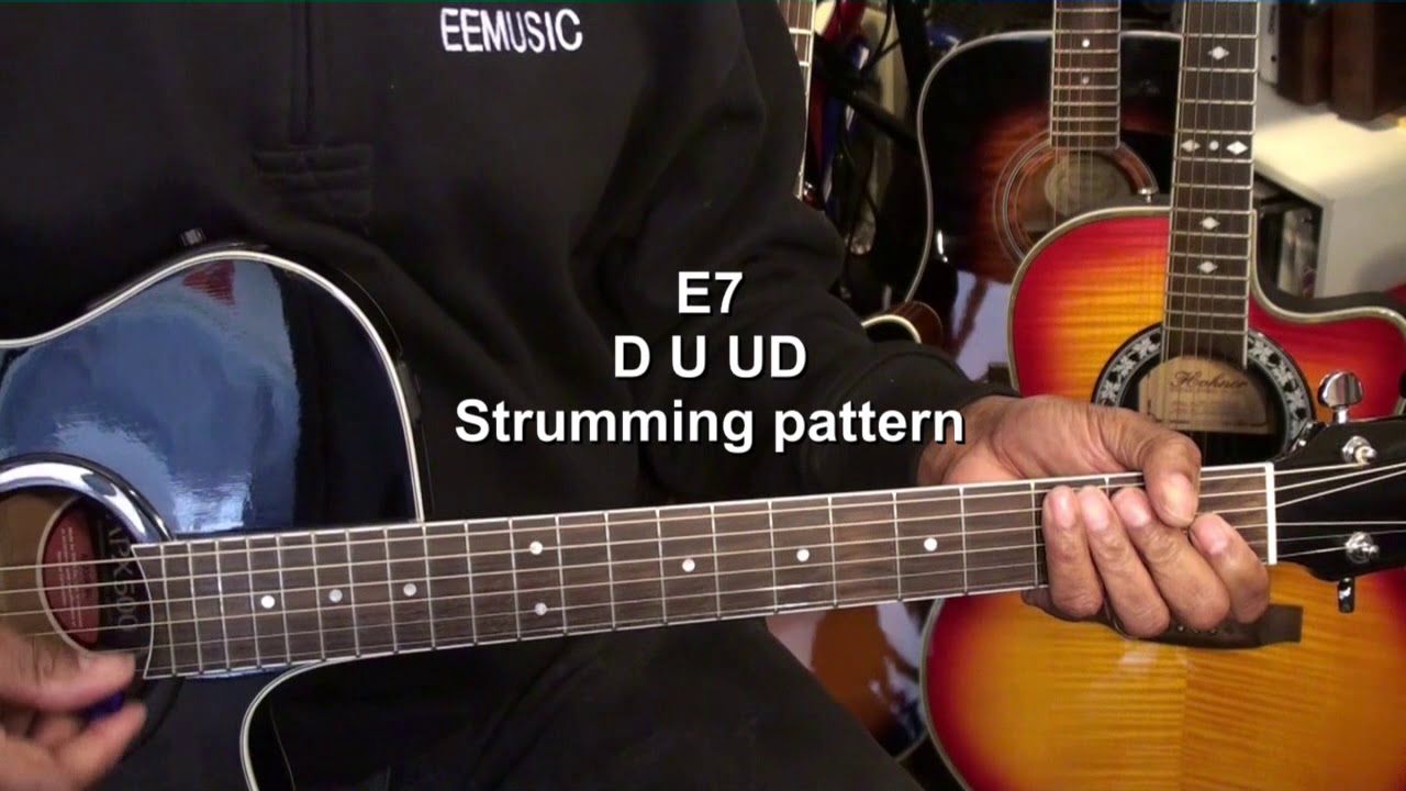 How To Play HOUND DOG Elvis Presley On Guitar With The 12 Bars Blues In ...