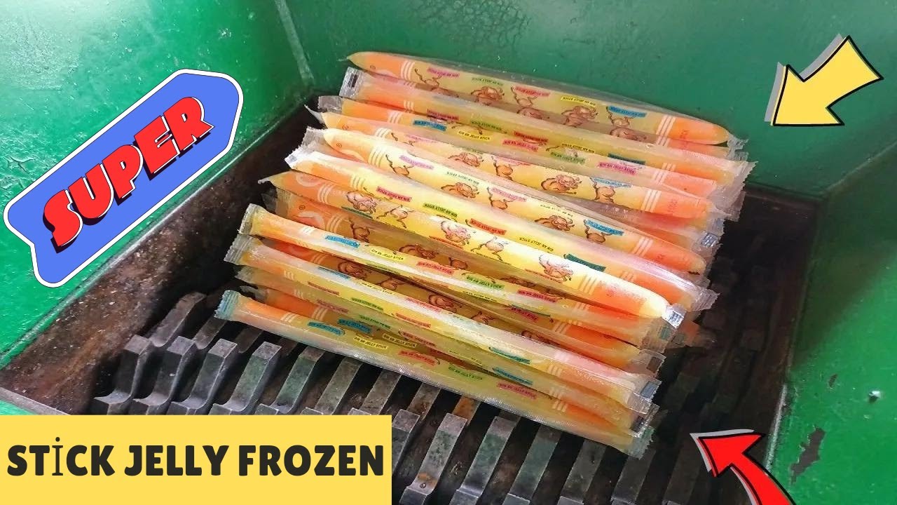 Stick Jelly Frozen vs Shredder | Oddly Satisfying Videos - YouTube