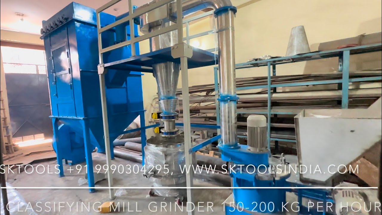 Powder Coating Air Classifying Mill (ACM MILL) - SKTOOLSINDIA - YouTube