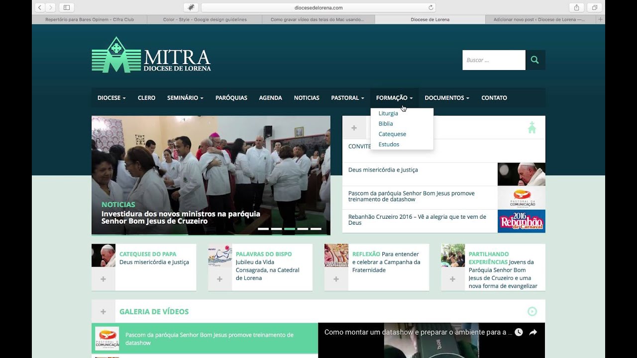 Como publicar um post no wordpress - YouTube