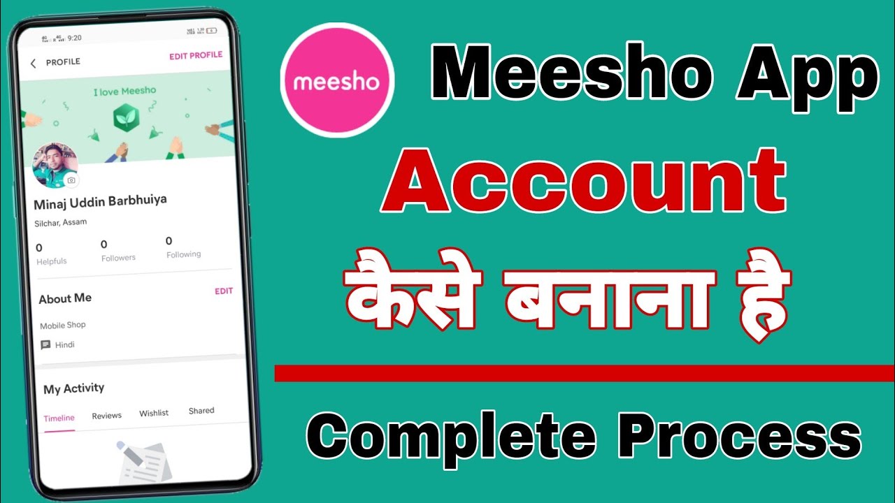 How to create account meesho app / messho app par account kaise banaye ...