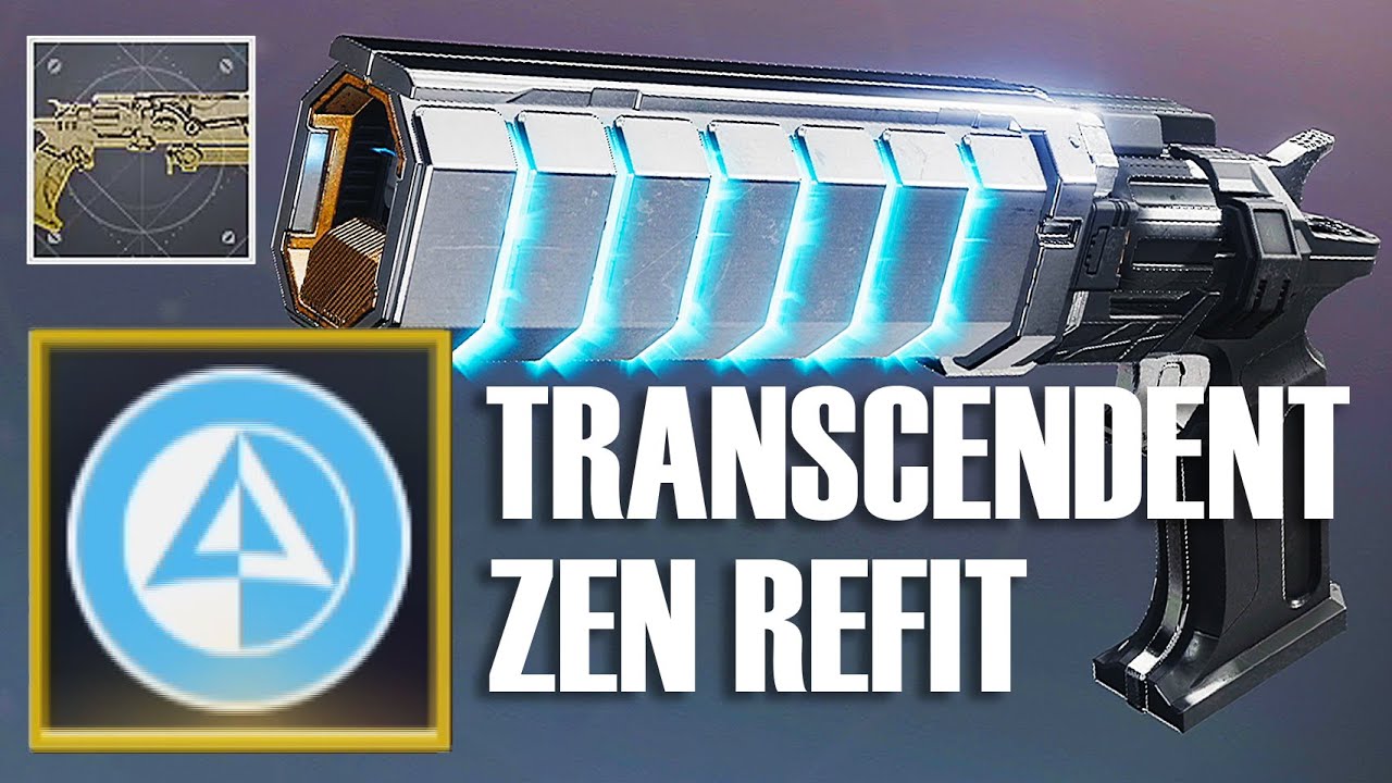 Destiny 2 Graviton Strike Catalyst Transcendent Zen Refit - YouTube