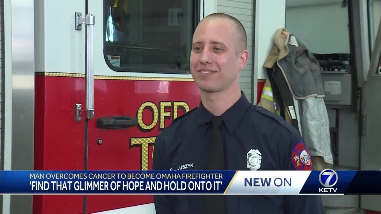 Man overcomes cancer to become Omaha firefighter - YouTube