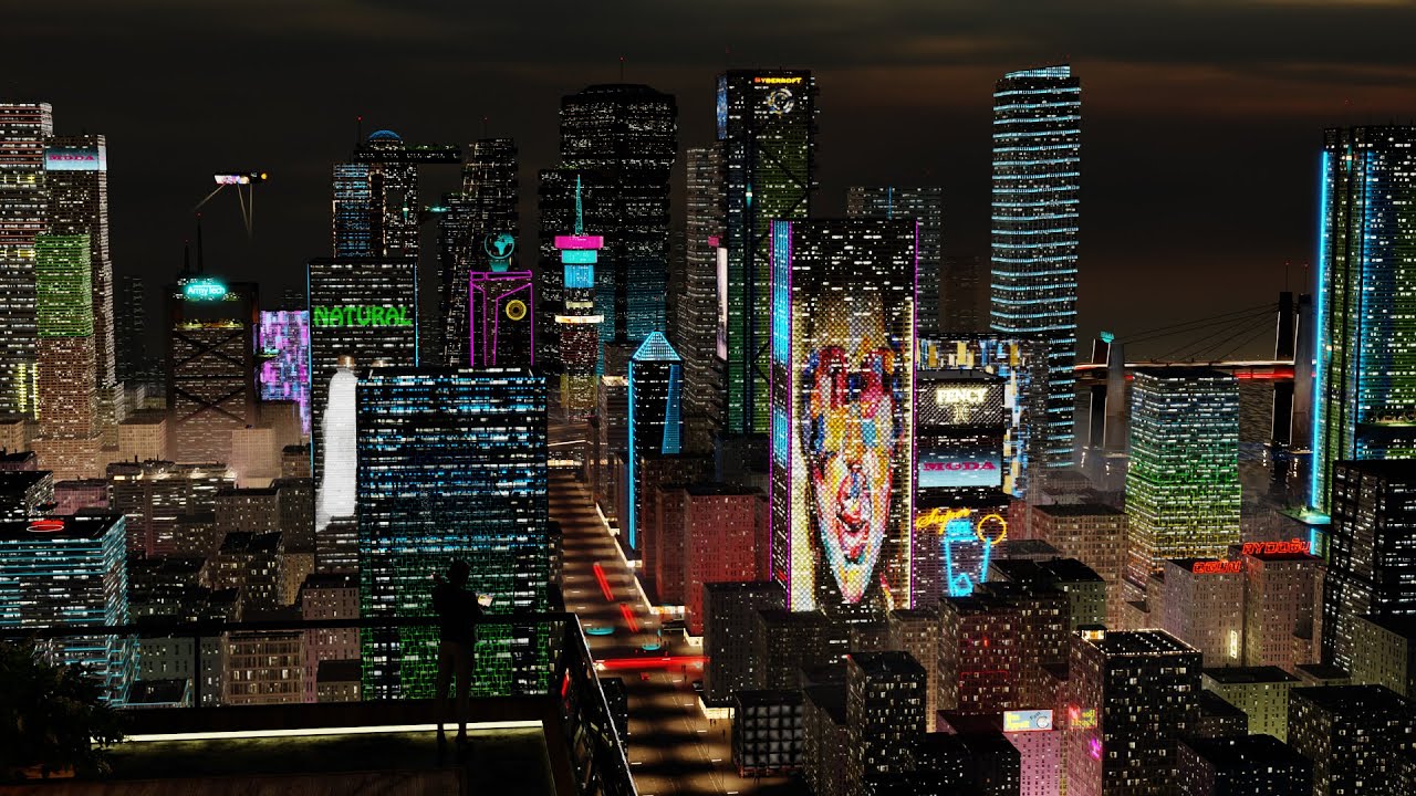 City Night Loop (Blender Animation) - YouTube