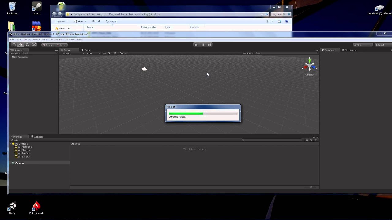 Axis Game Factory scene exporting to Unity - YouTube