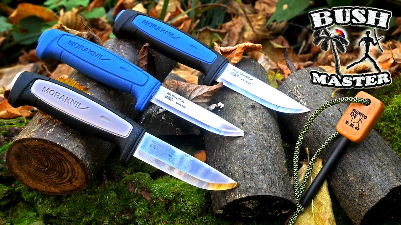 Нож Morakniv Robust против Mora Pro S и Morakniv Basic 546 - YouTube