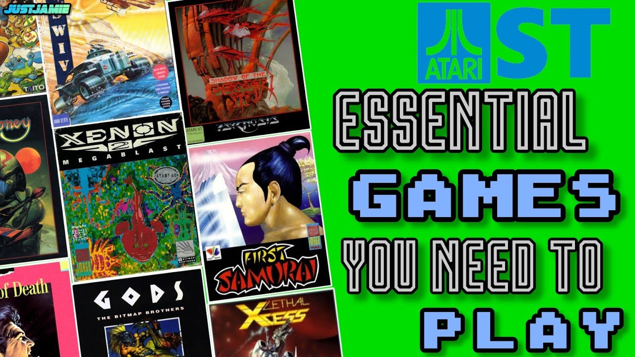Top 40 Best Atari ST Games of All Time (Time Stamps) #atari #atarist # ...