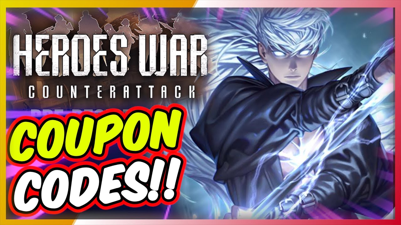 2 Coupon Codes! Amazing Gifts! Heroes War: Counterattack - YouTube