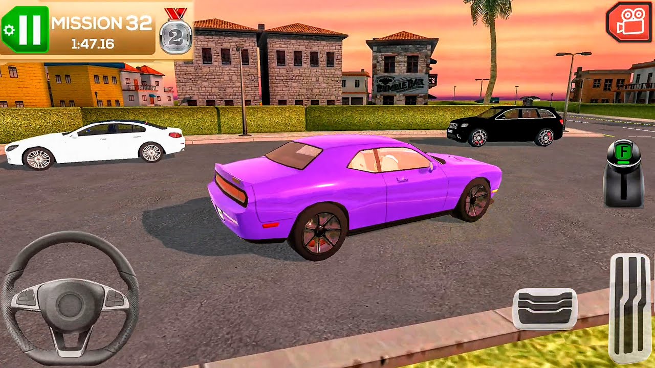Dodge Challenger Driving Game - My Holiday Car: Sunrise City | Android ...