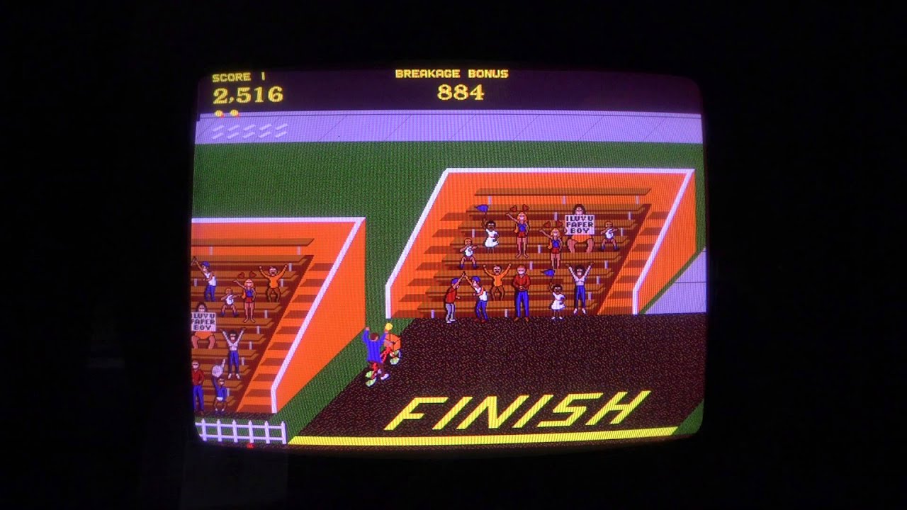Paperboy (Atari, 1985) Arcade Spielautomat - YouTube