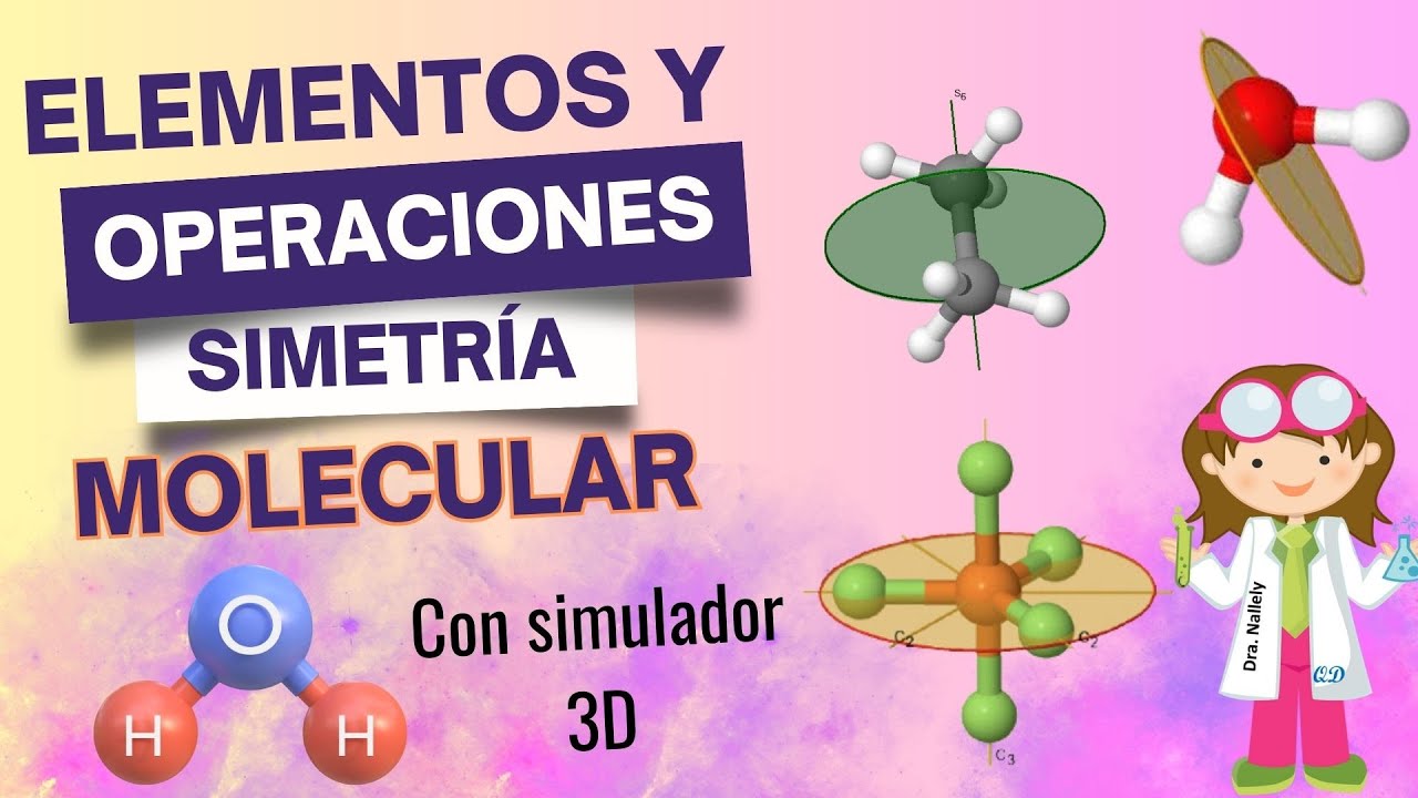 Elementos y operaciones de Simetría del Agua (H₂O) y su Grupo Puntual ...