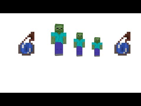 Minecraft: Redstone Zombie Shrink Potion - YouTube
