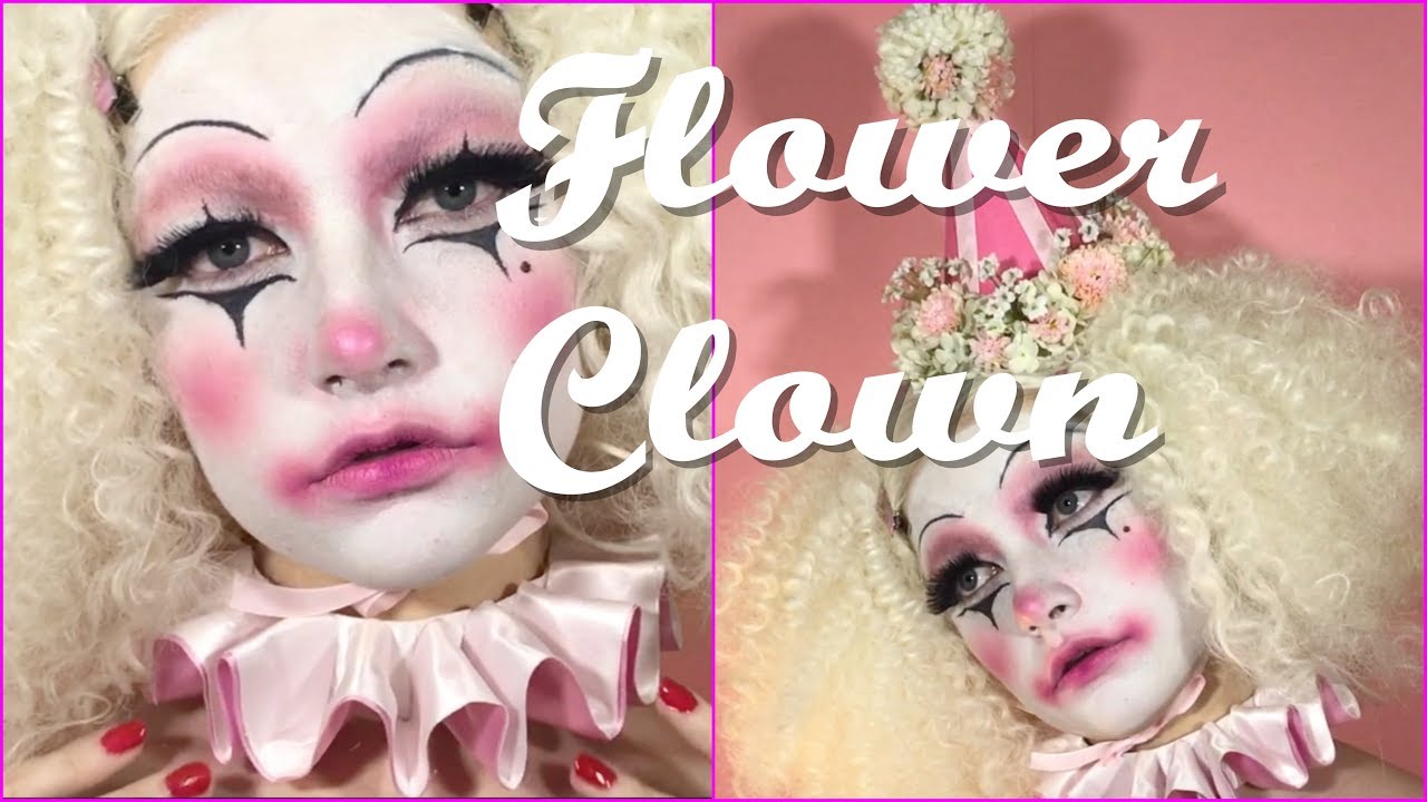Cute Pink Clown - Tutorial - YouTube
