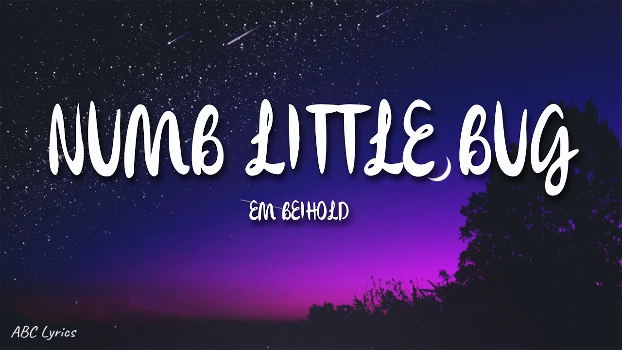 Em Beihold - Numb Little Bug (Lyrics) - YouTube