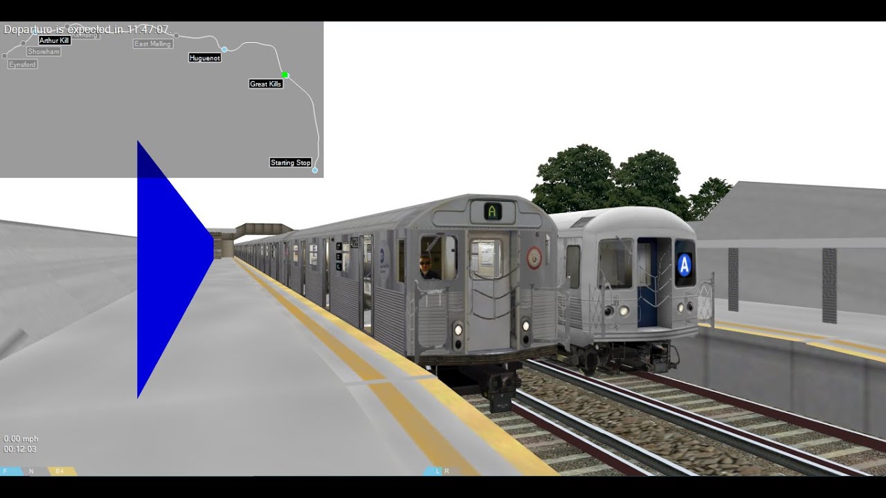 Openbve Racing: R42 vs R38 - YouTube