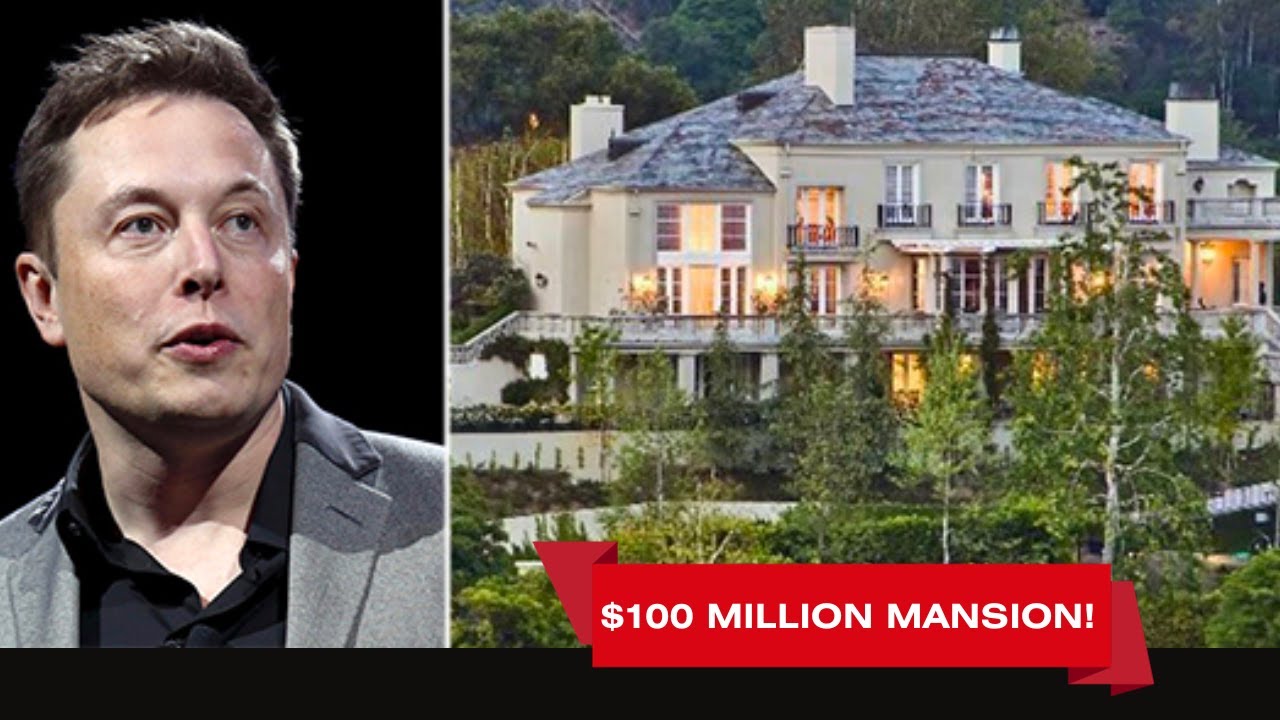 Inside Elon Musk's $100 Million Mansion! High Tech Luxury Living! - YouTube