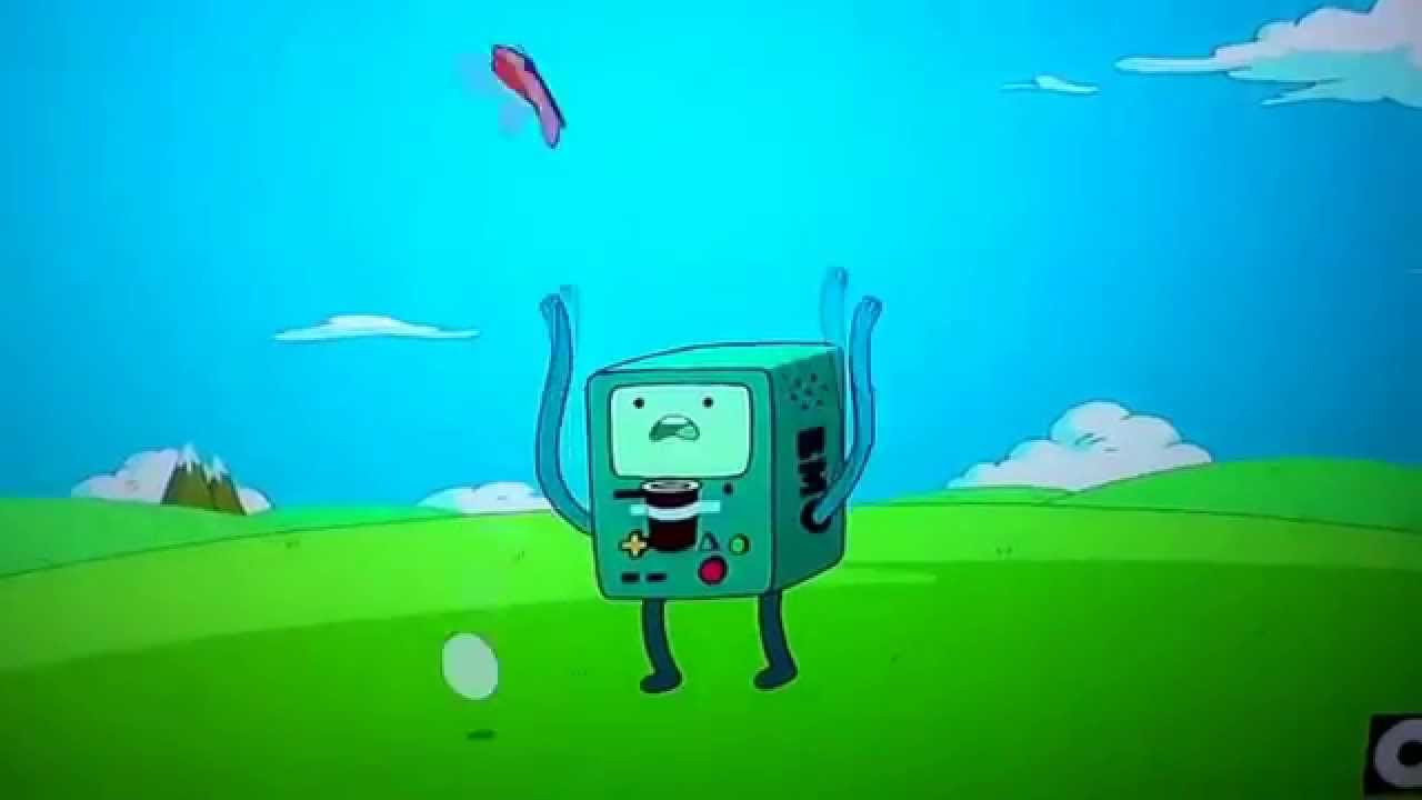 Lol BMO loses his baby egg to a butterfly - YouTube
