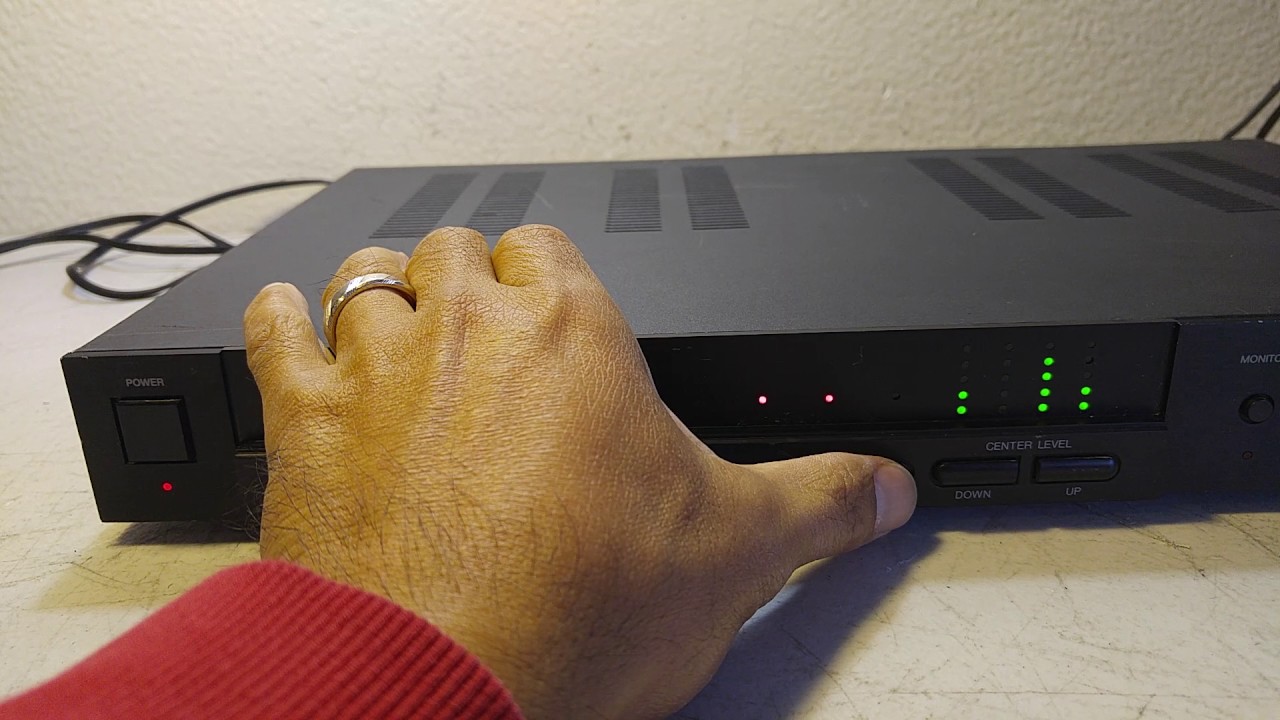 Carver DPL-20 Surround Sound Processor / Preamp - YouTube