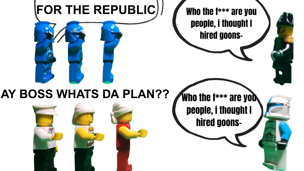 who are you people? I thought i hired goons, [lego animation] - YouTube