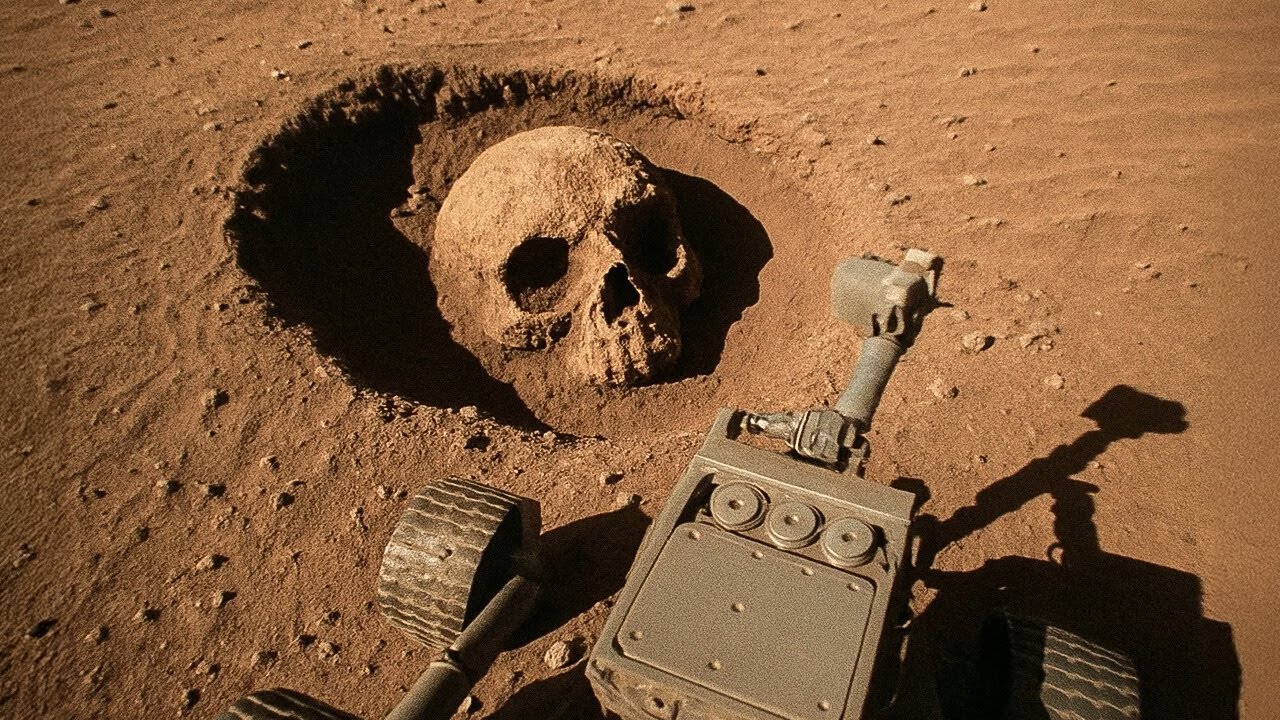 O Mars Rover encontrou algo que se parece muito com um crânio - YouTube