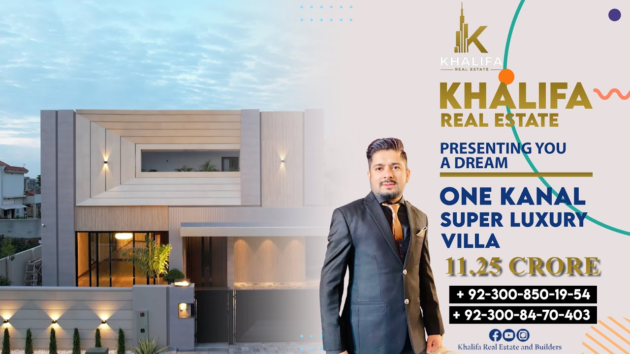 𝐊𝐡𝐚𝐥𝐢𝐟𝐚 𝐑𝐞𝐚𝐥 𝐄𝐬𝐭𝐚𝐭𝐞 & 𝐁𝐮𝐢𝐥𝐝𝐞𝐫'𝐬 presenting 𝟏 𝐊𝐚𝐧𝐚𝐥 𝐋𝐮𝐱𝐮𝐫𝐲 𝐕𝐢𝐥𝐥𝐚, Available 𝐟𝐨𝐫 𝐬𝐚𝐥𝐞 in DHA ...