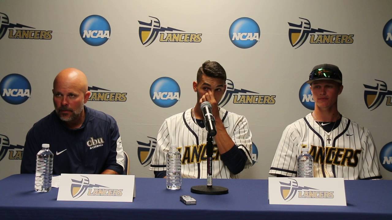 NCAA DII Baseball WR - CBU Postgame Interview - YouTube