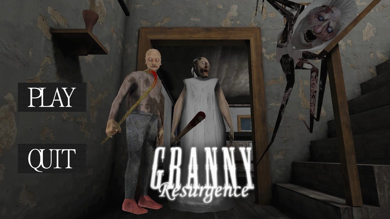 Granny 1.9 Update with Angelene mom on walls and Grandpa Granny in ...