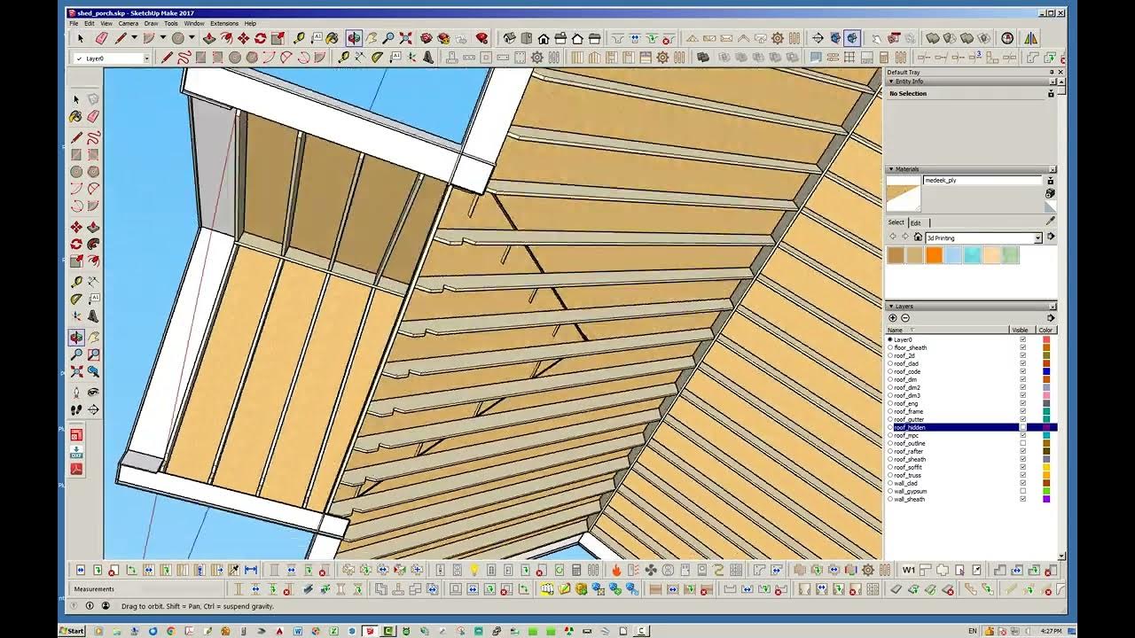 Medeek Truss Plugin Tutorial 30 - General Roof Connections - YouTube